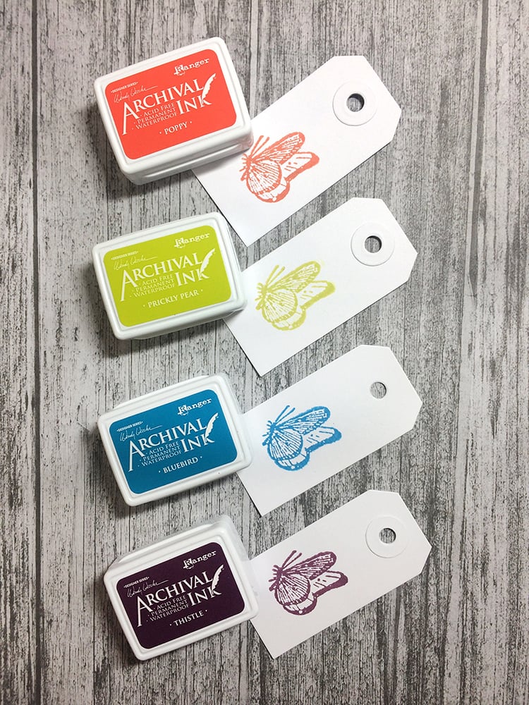 Crafting with Ranger Archival Ink Pads – TreBBies